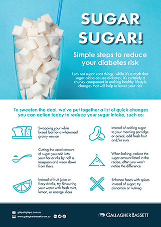 Poster: Simple Tips to Reduce your Diabetes Risk