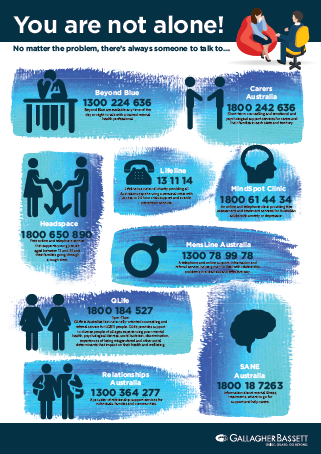 Poster: National Helplines and Support Services